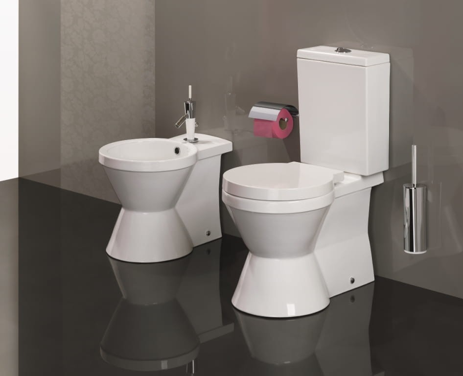 Sanindusa REFLEX WC Kompakt kompletny odpływ poziomy biały (miska ...
